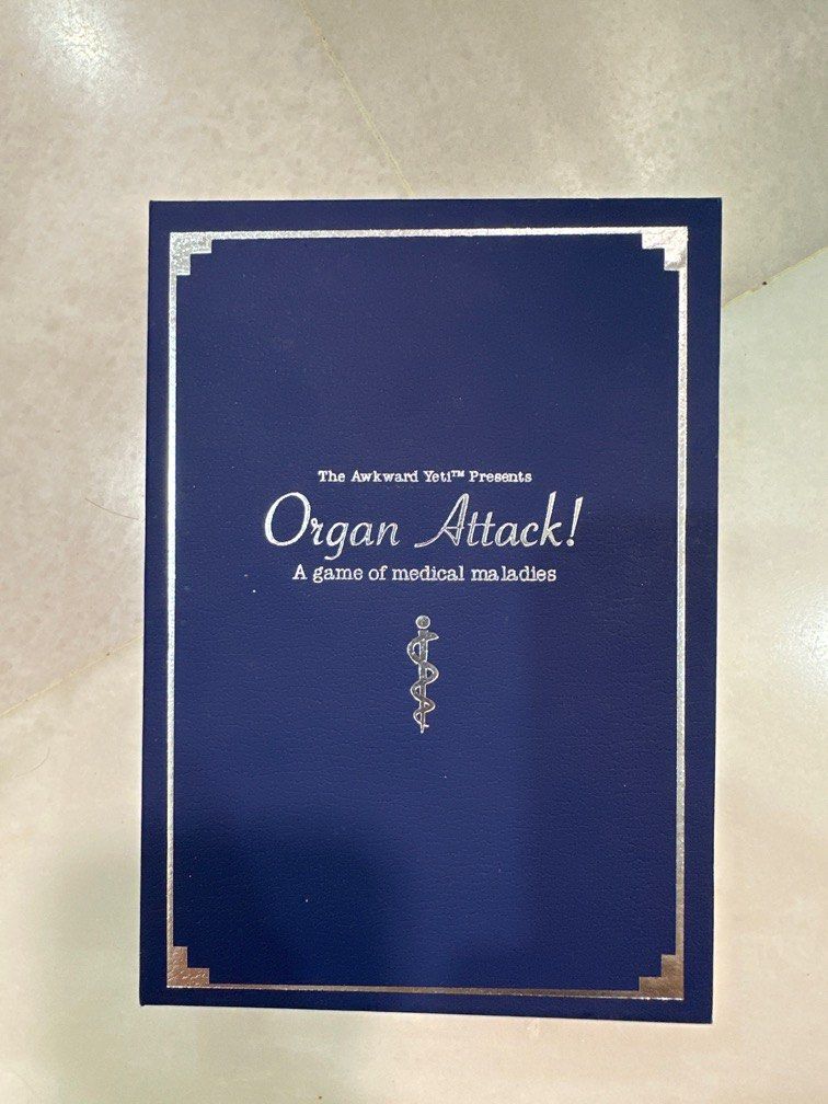 Organ Attack Board Game, Hobbies & Toys, Toys & Games on Carousell