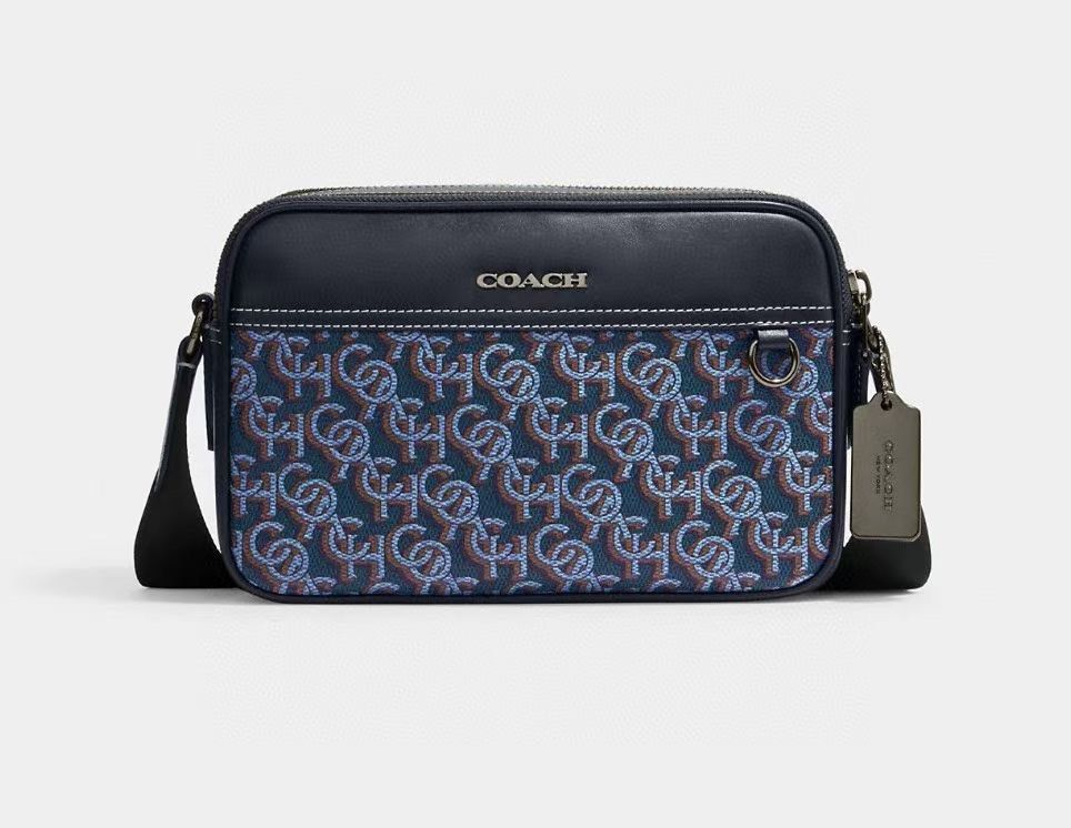 Original Coach Graham Crossbody With Coach Monogram Print CF484, Men's ...