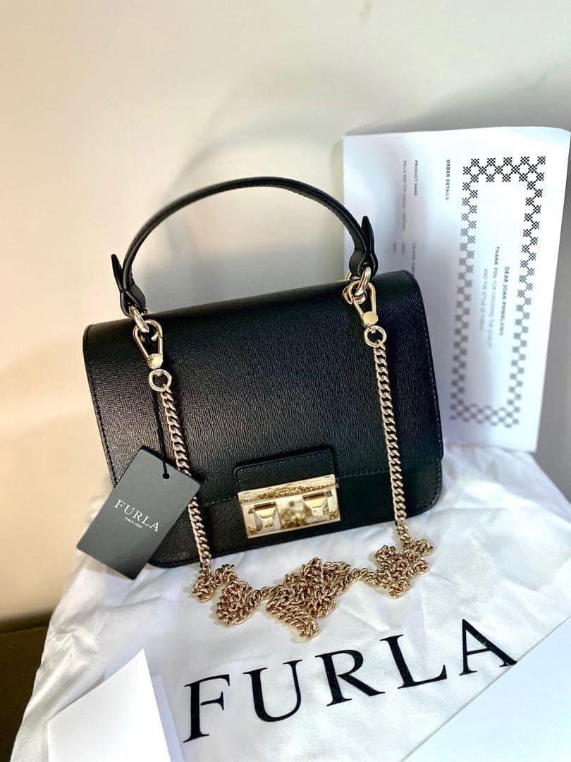 Original Furla Mini Bella Top Handle Crossbody Sling Bag on Carousell