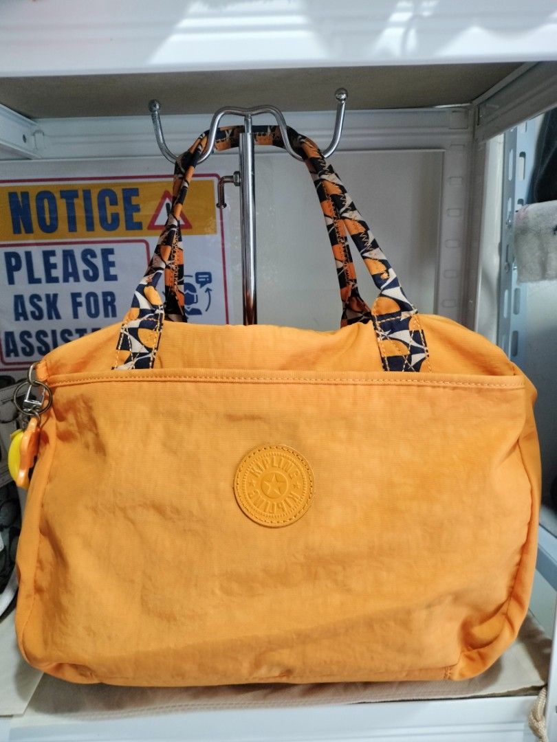 Original Kipling 2way Bag in Orange, Women's Fashion, Bags & Wallets ...