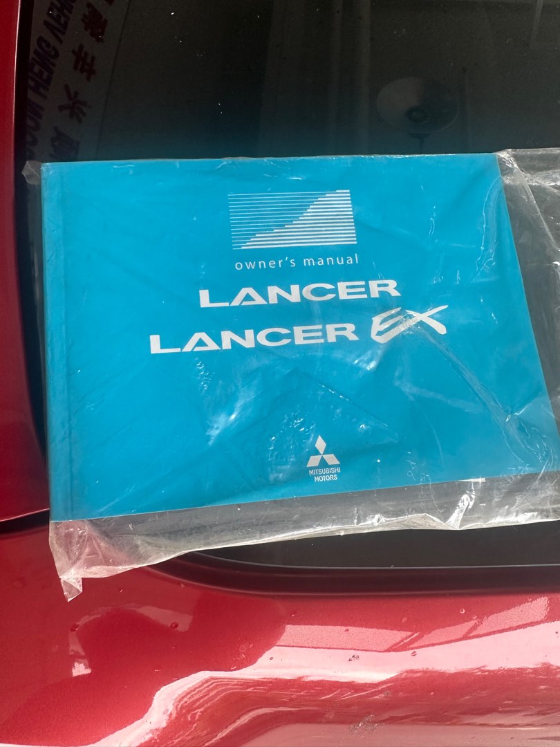 Original Lancer ex 1.5 manual booklet, Car Accessories, Accessories on ...