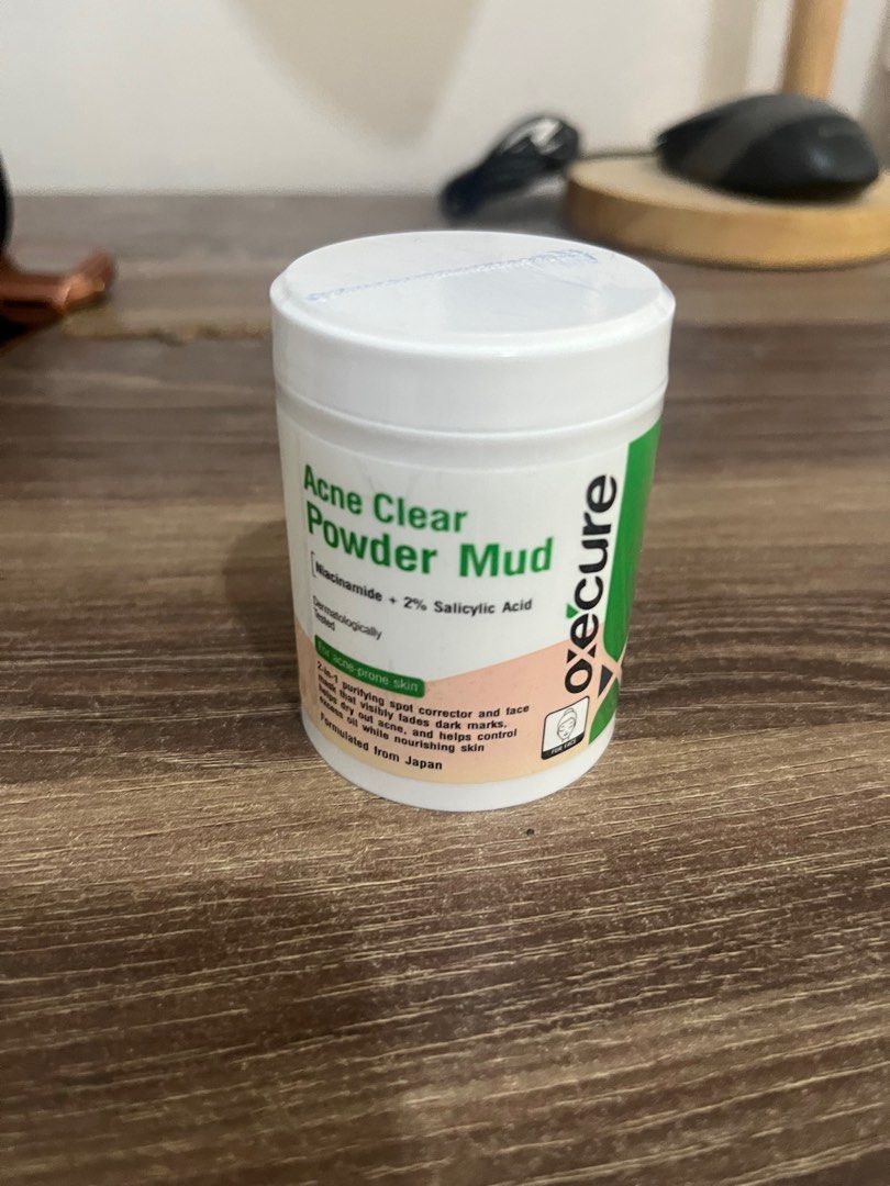OXECURE Acne Clear Powder Mud on Carousell