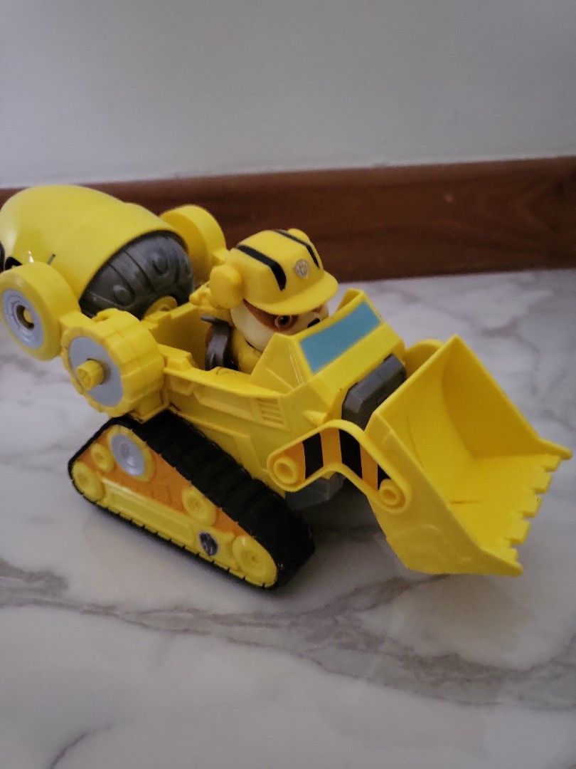 Paw Patrol Rubble Truck, Babies & Kids, Infant Playtime on Carousell