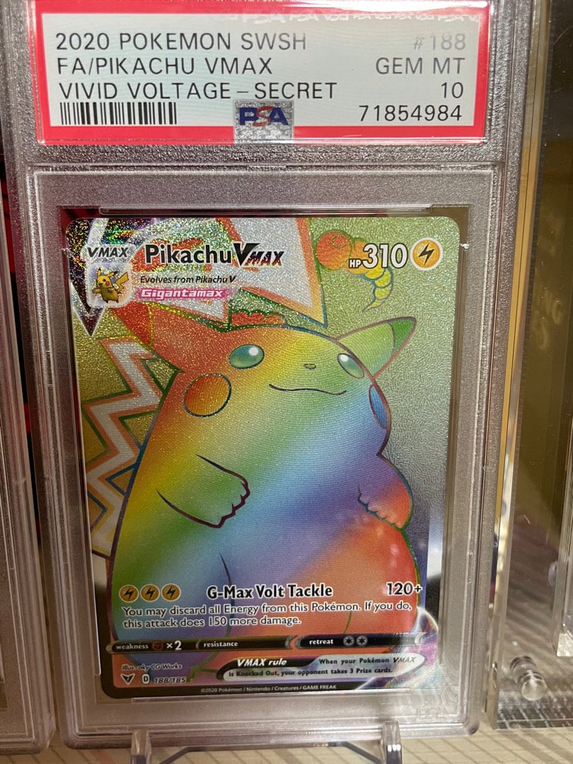 Pikachu Vmax, Hobbies & Toys, Toys & Games on Carousell