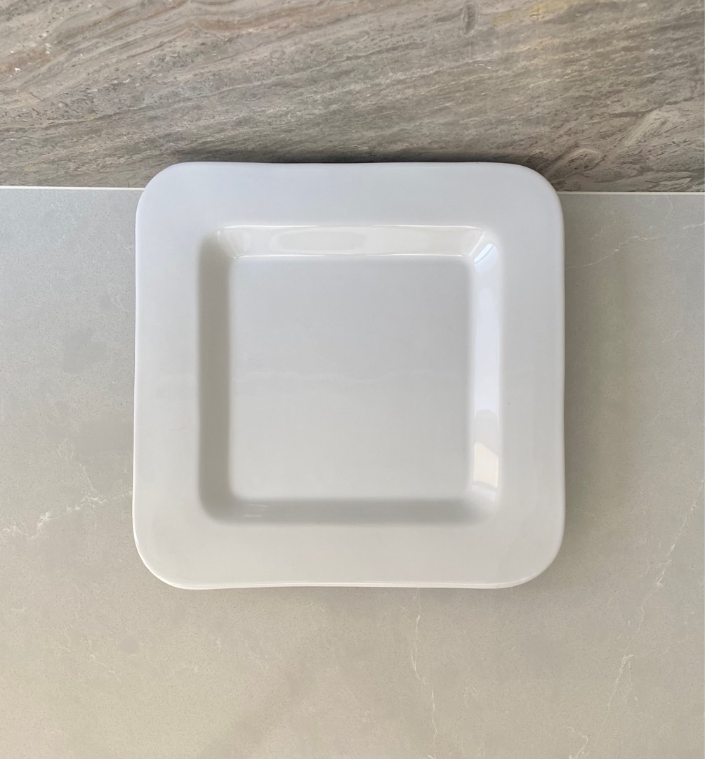 Plate: Square (32cm), Furniture & Home Living, Kitchenware & Tableware ...