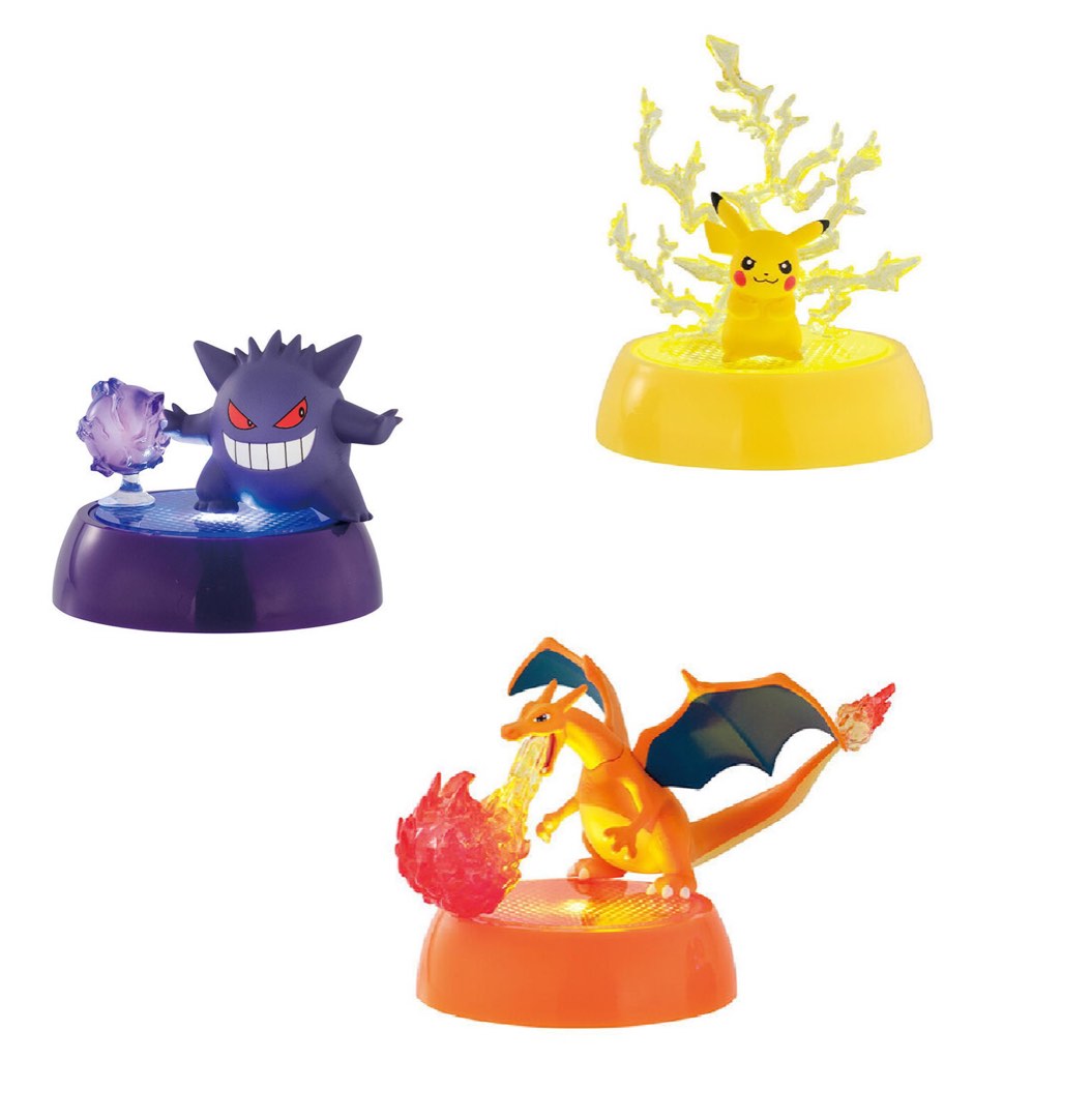 Pokemon Gashapon figurine, SHINE POKEMON LIGHT UP COLLETION By Bandai ...
