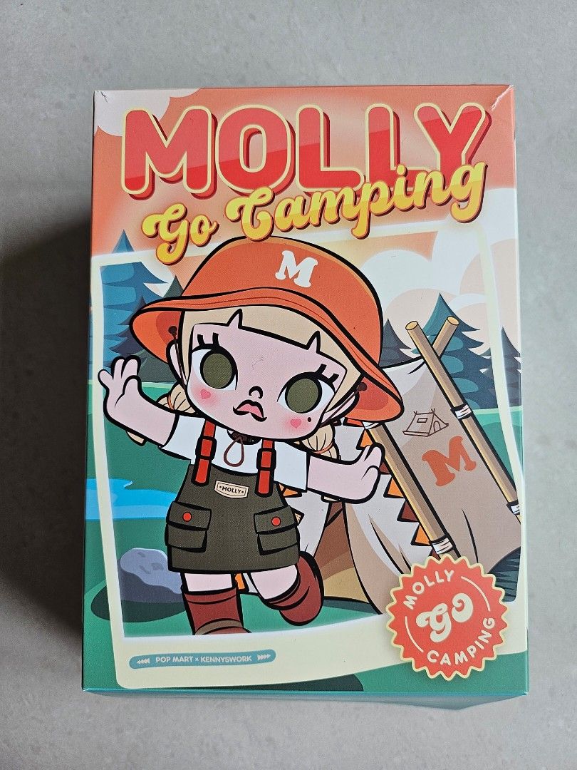 Popmart Molly Go Camping series, Hobbies & Toys, Toys & Games on Carousell