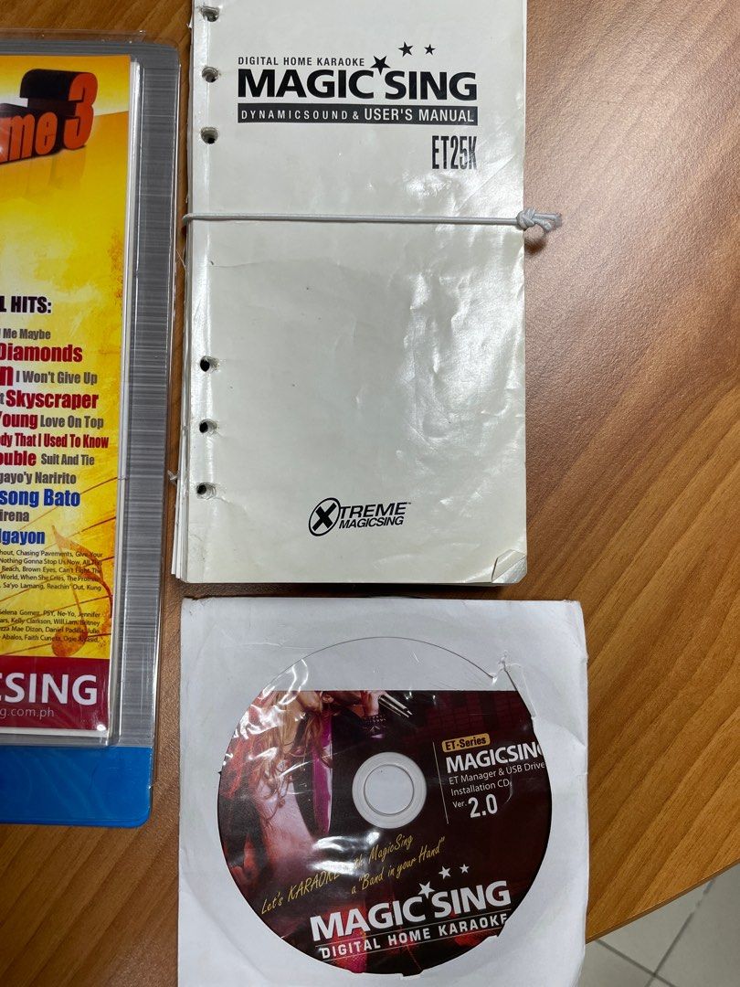 PORTABLE KARAOKE MAGIC SING on Carousell