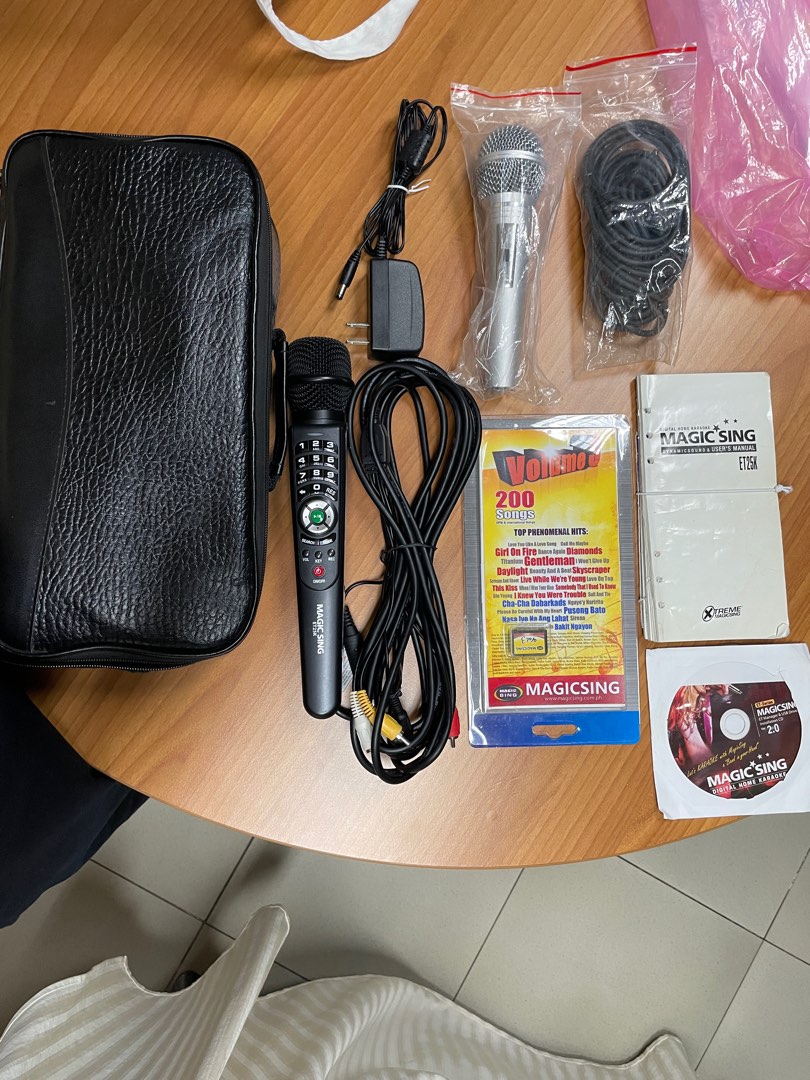 PORTABLE KARAOKE MAGIC SING on Carousell