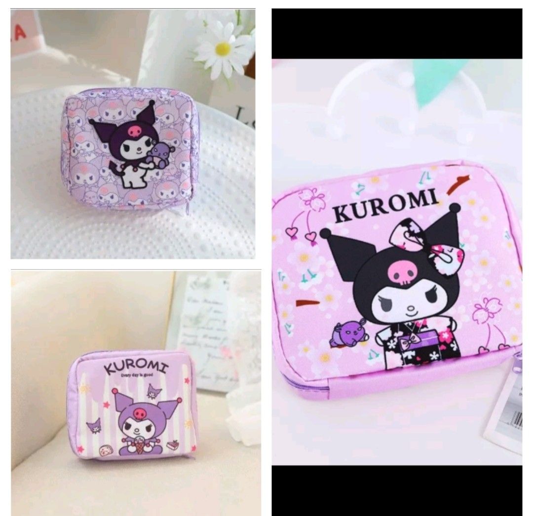Pouch karakter kuromi dompet pouch kuromi, Fesyen Wanita, Tas & Dompet ...