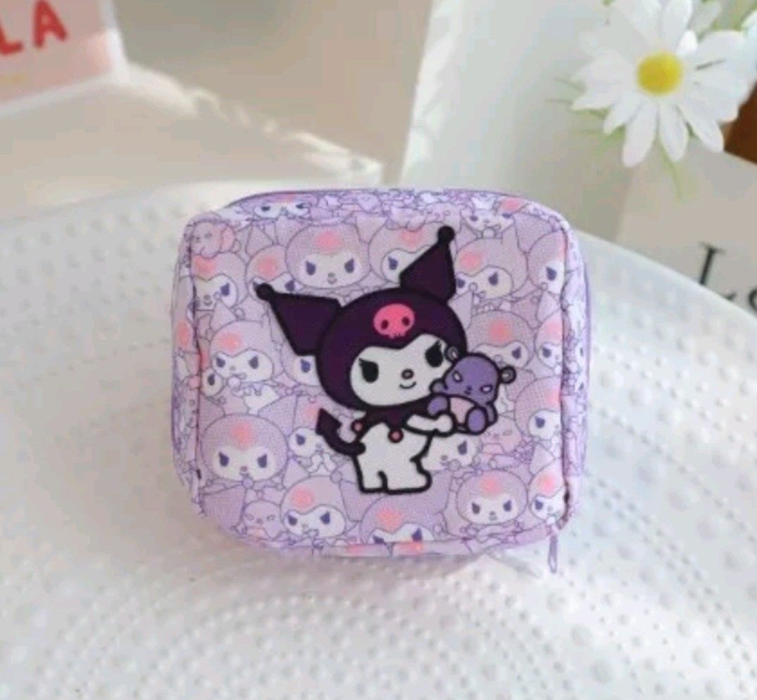 Pouch karakter kuromi dompet pouch kuromi, Fesyen Wanita, Tas & Dompet ...