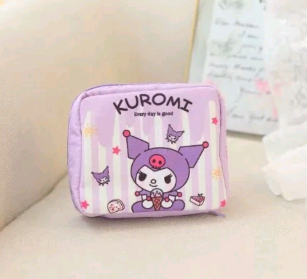 Pouch karakter kuromi dompet pouch kuromi, Fesyen Wanita, Tas & Dompet ...