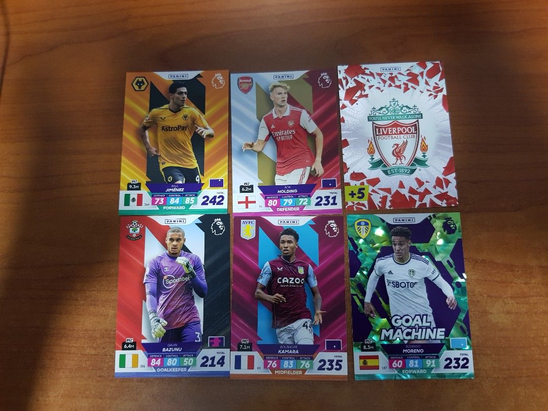 Premier League TCG 1-pack cards, Hobbies & Toys, Toys & Games on Carousell
