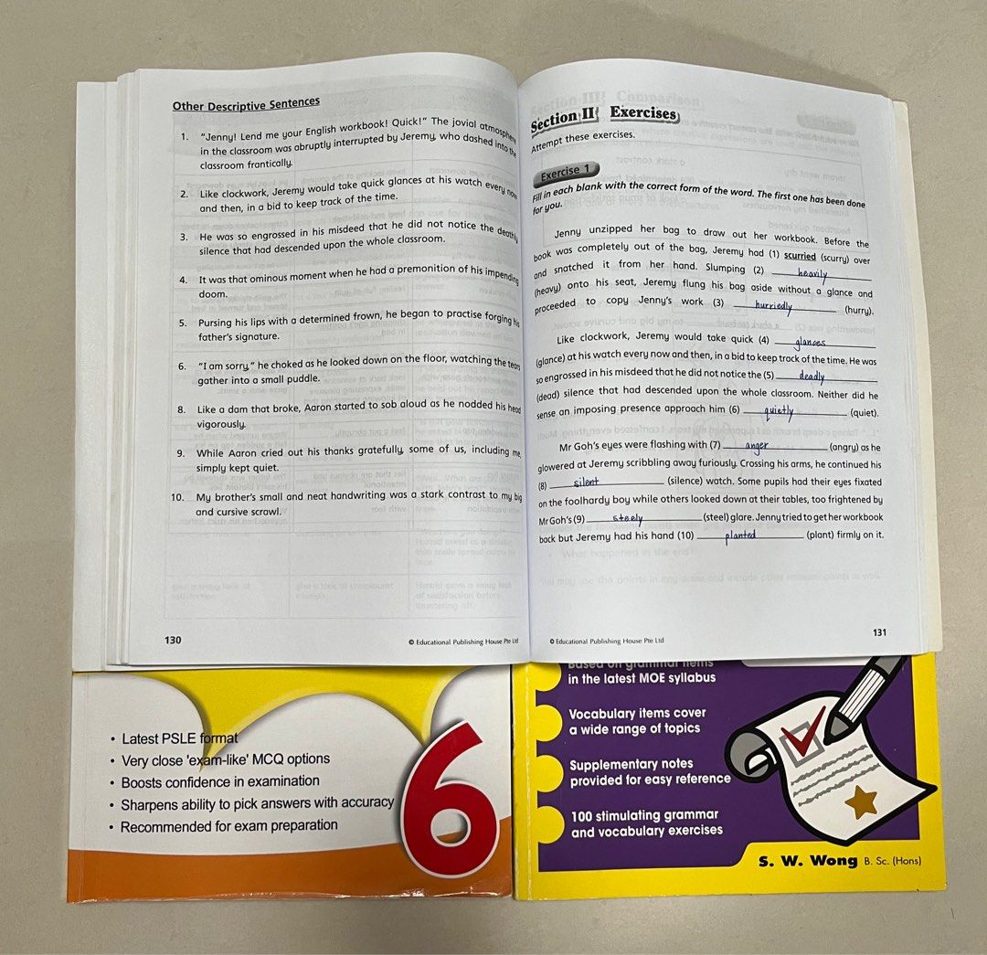 Primary 6 English Grammar, Vocabulary and Composition Assessment Books, Hobbies & Toys, Books ...