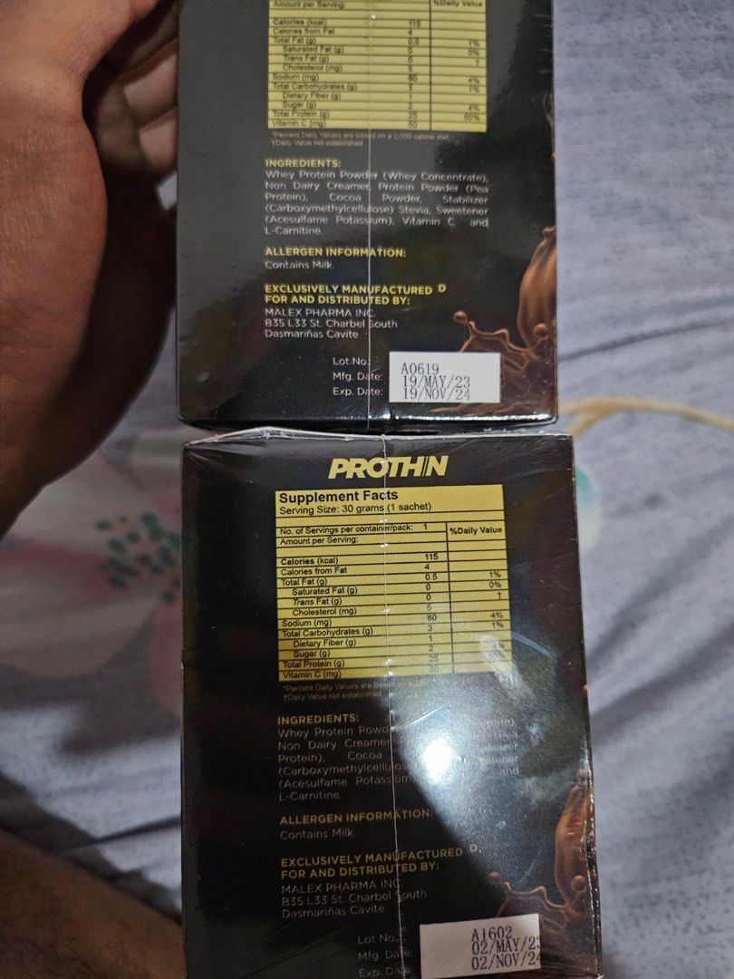 Prothin Whey Powdered Milk Chocolate on Carousell