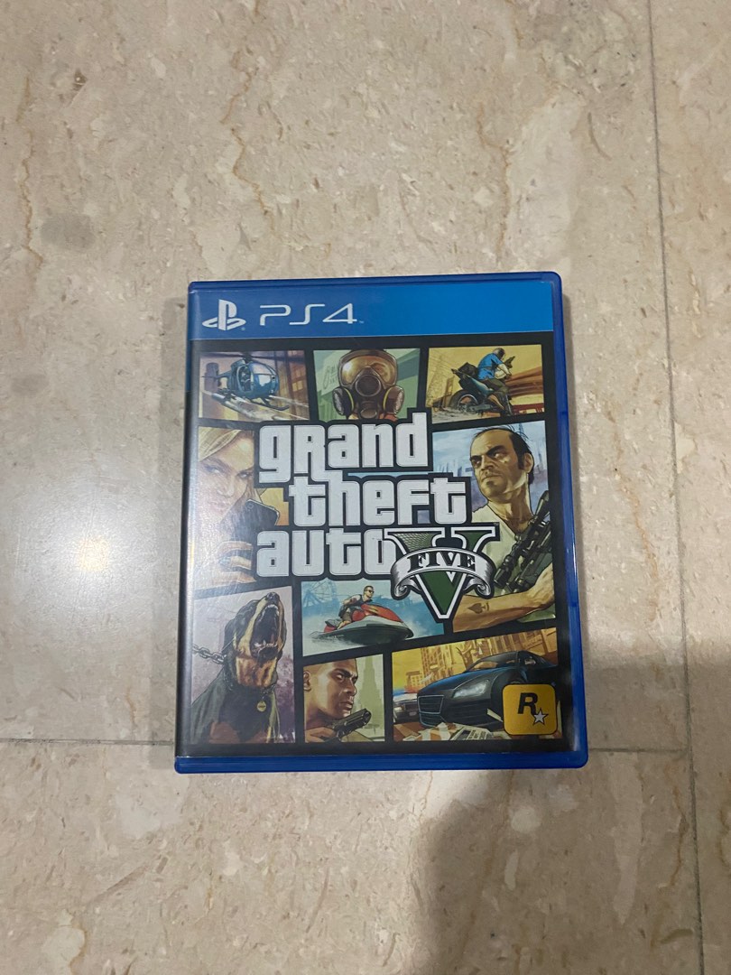 PS4 GTA V + Map of Los Santos, Video Gaming, Video Games, PlayStation ...