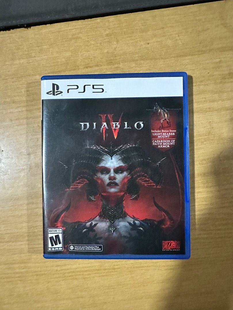 PS5 Diablo 4 IV Disc Edition, Video Gaming, Video Games, PlayStation on ...