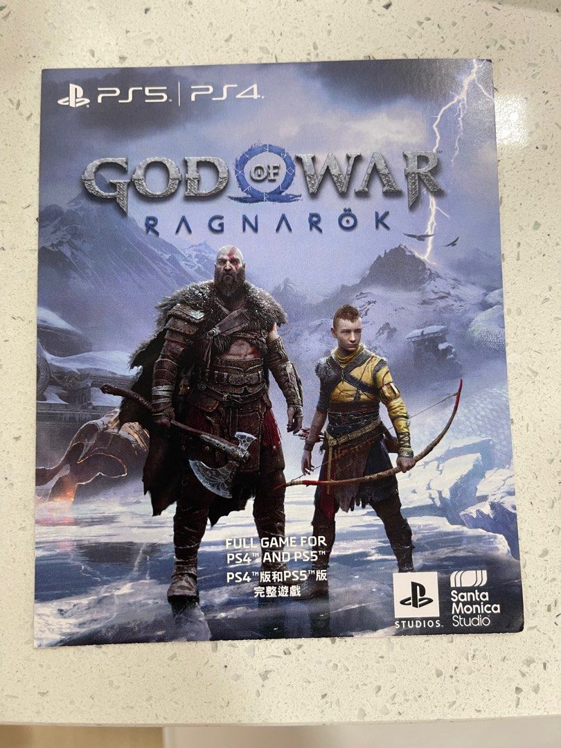 PS5 Disc God of War Ragnarok edition, Video Gaming, Video Game Consoles, PlayStation on Carousell