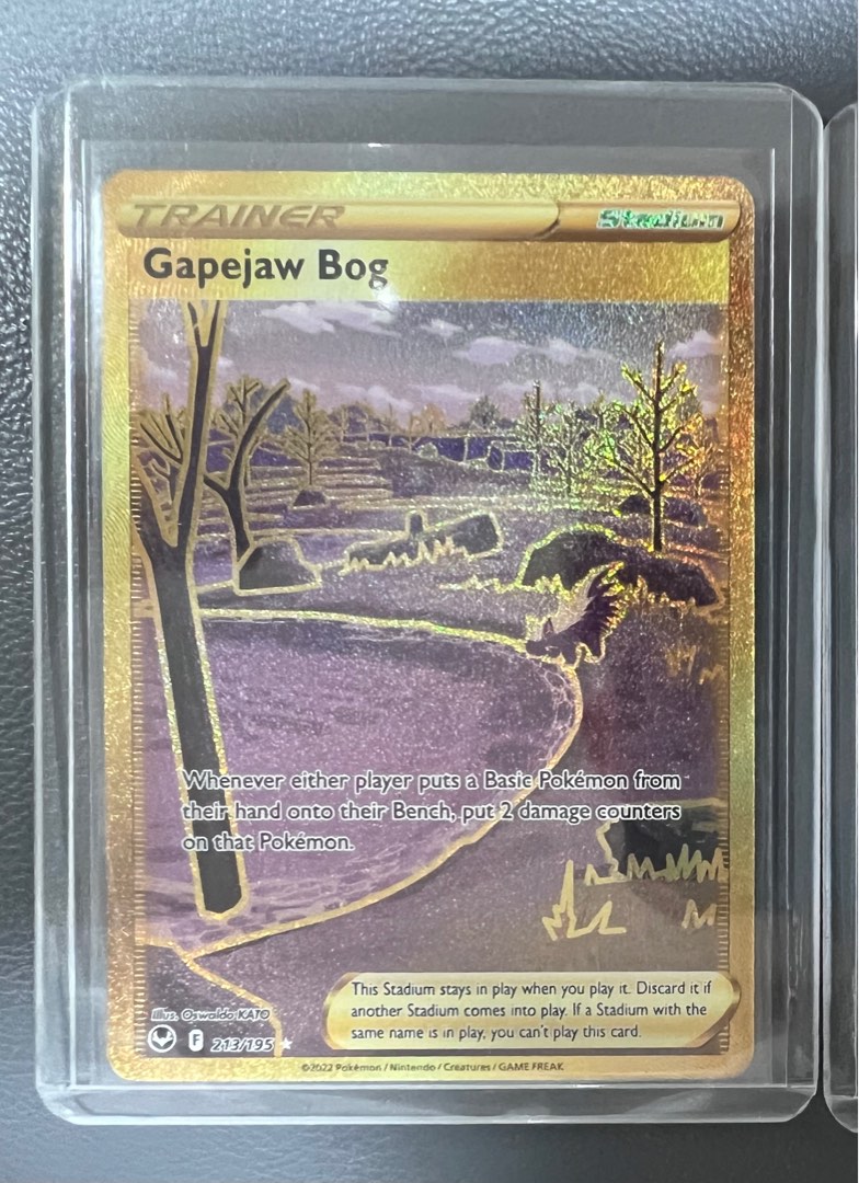 「內文」有 PTCG 繁中 Pokémon /英版 Pokémon 213/195 Gapejaw Bog, 興趣及遊戲, 玩具 & 遊戲類 ...