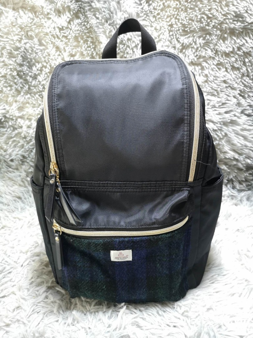 Quest Ce Que Le Design Black Zipper Closure Backpack, Men's Fashion ...