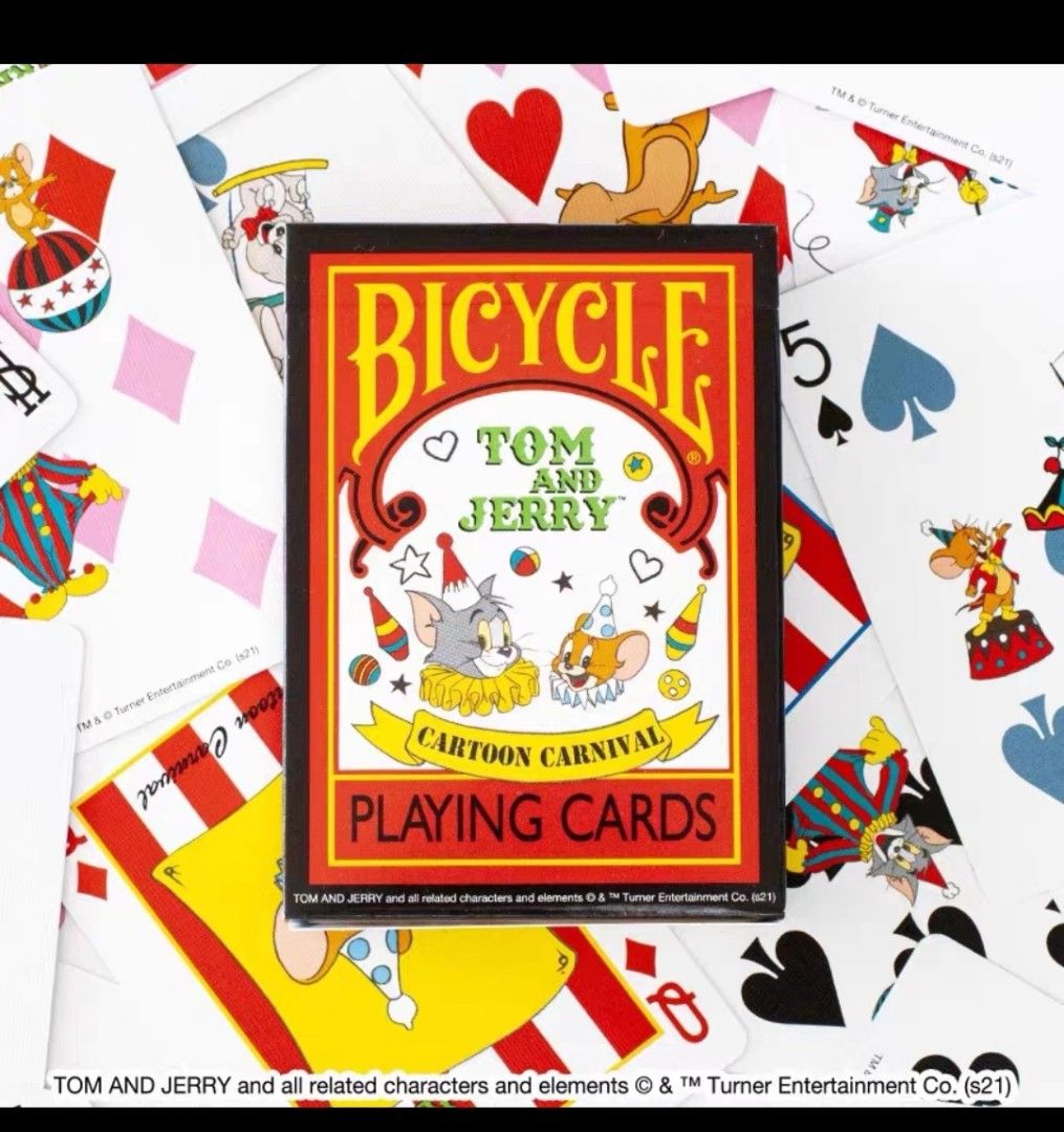 Rare and limited bicycle tom and jerry playing card (exclusive in ...