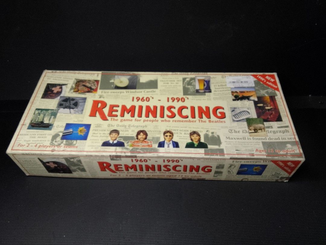 Reminiscing 1960-1990 Board Game, Hobbies & Toys, Toys & Games on Carousell