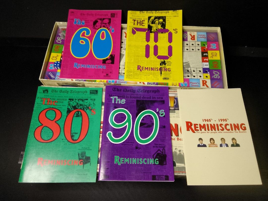 Reminiscing 1960-1990 Board Game, Hobbies & Toys, Toys & Games on Carousell