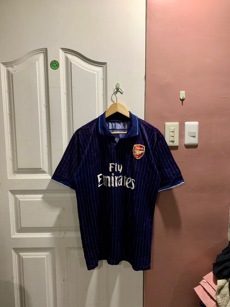 Retro Fly Emirates Football Jersey Polo Shirt on Carousell