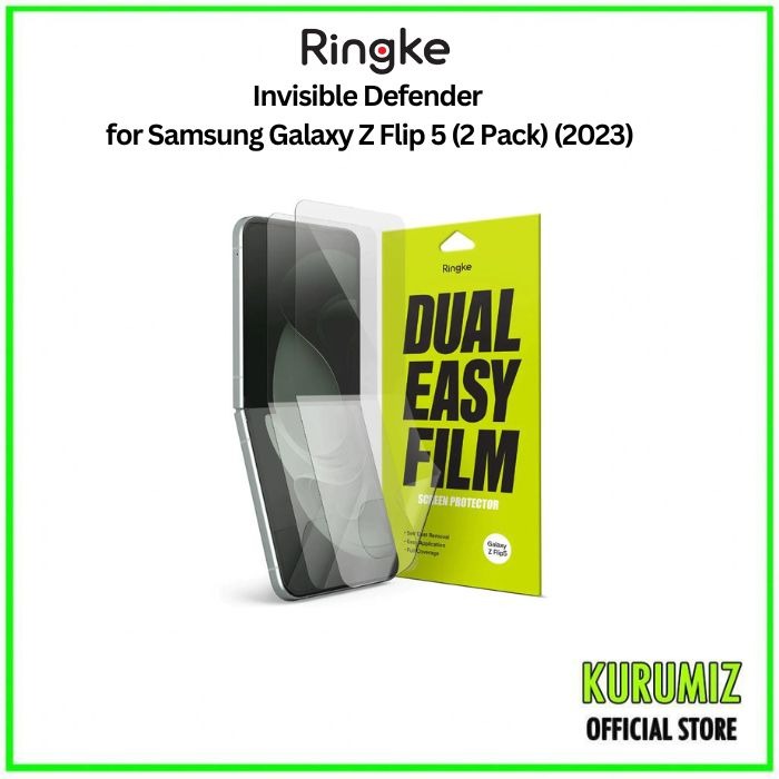 Ringke Invisible Defender for Samsung Galaxy Z Flip 5 (2 Pack) (2023 ...