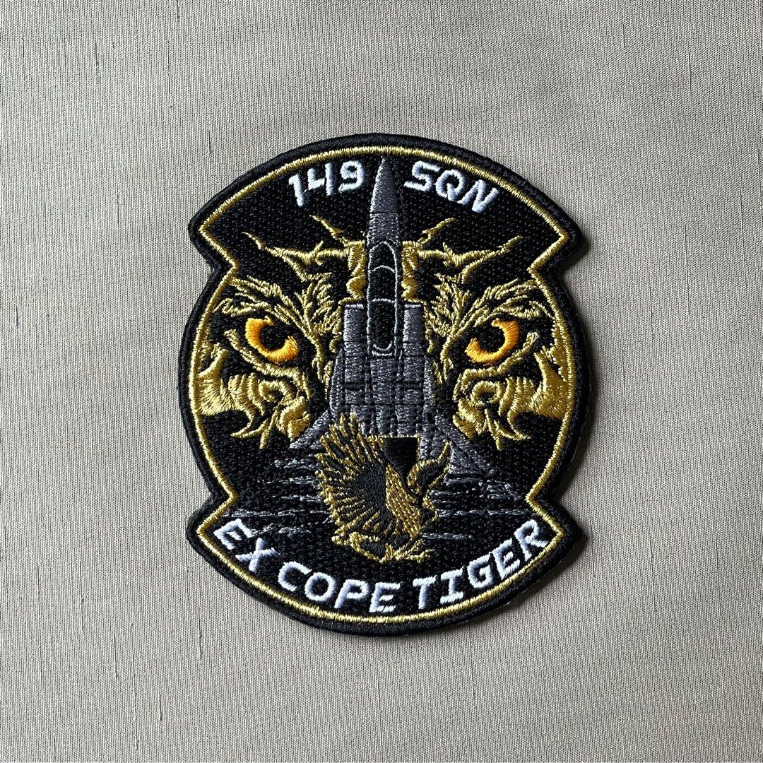 RSAF Cope Tiger 149 SQN Fighting Shikras Patch, Hobbies & Toys ...