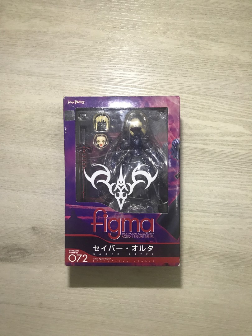 saber alter 黑saber figma 072 Fate/stay night 命運守護夜 max factory, 興趣及遊戲 ...