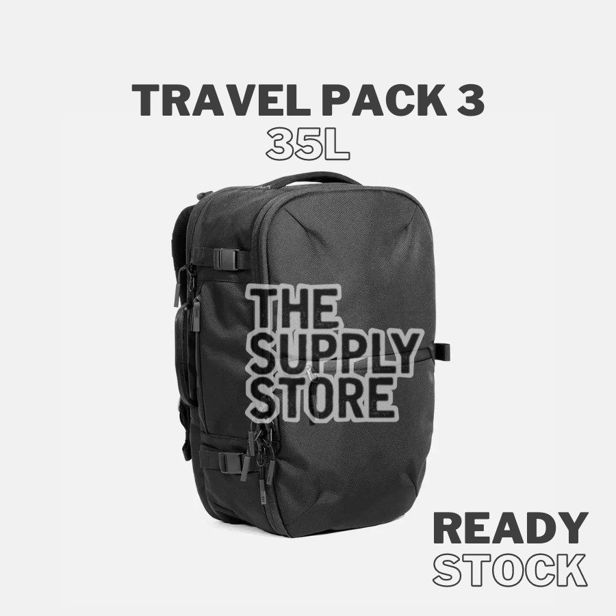 *Sale* Aer Travel Pack 3 Black Cordura Backpack 35L, Men's Fashion, Bags, Backpacks on Carousell