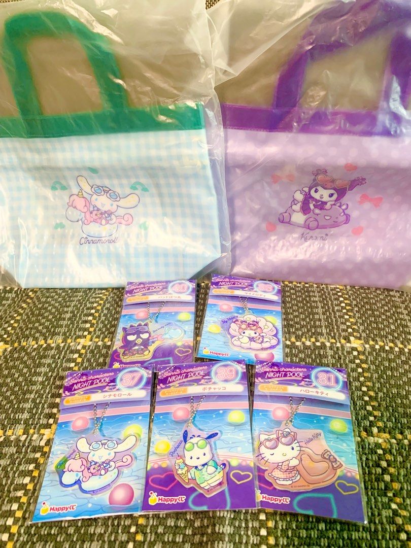 Sanrio Characters Night Pool Kuji 23 Hello Kitty Cinnamoroll Pochacco ...