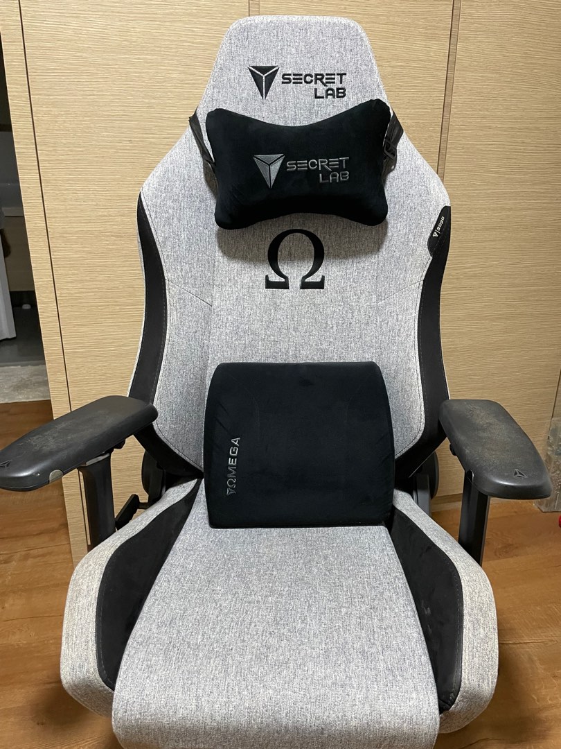 Secret Lab Omega 2020 Softweave Chair (Grey - Cookies and Cream ...