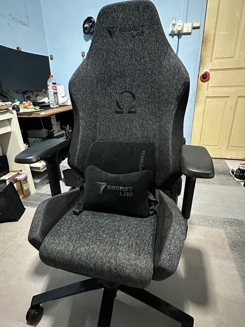 Secret Lab Omega 2020 gaming chair, Furniture & Home Living, Furniture ...