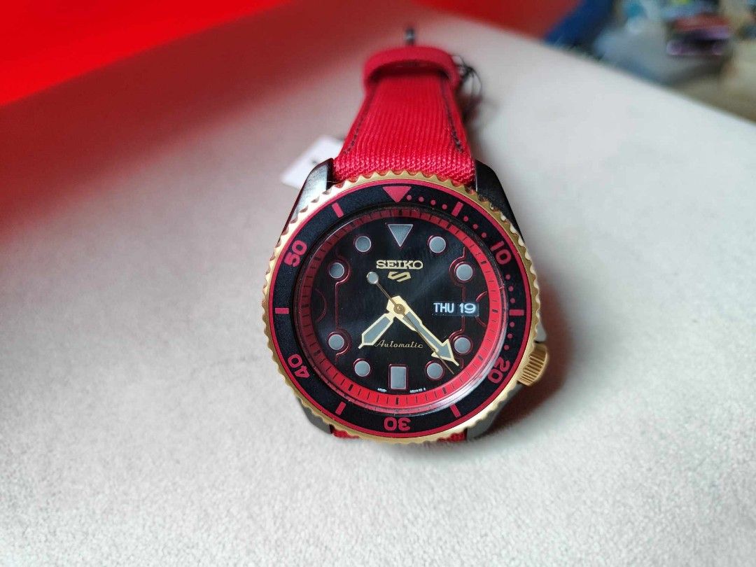 Seiko automatic Street Fighter "KEN" watch, Men's Fashion, Watches ...