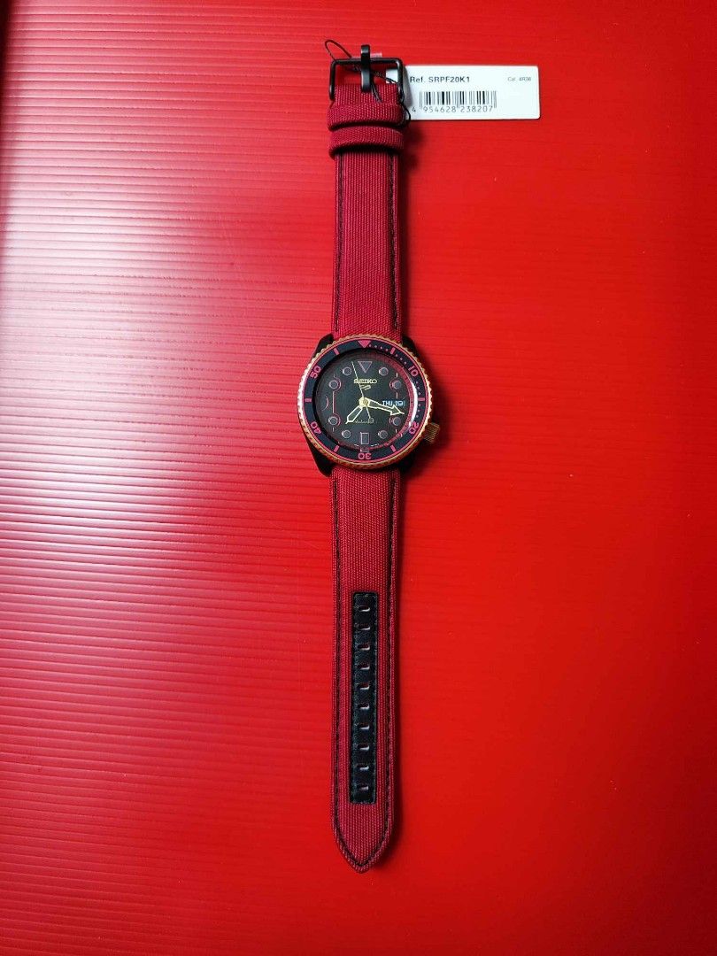 Seiko automatic Street Fighter "KEN" watch, Men's Fashion, Watches ...