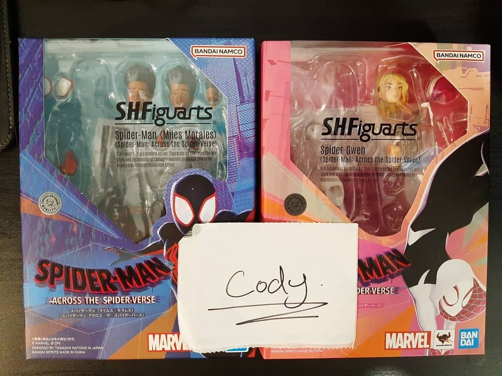 SET OF 2 Bandai Tamashi Nations SHF SH Figuarts Marvel Spider-man ...