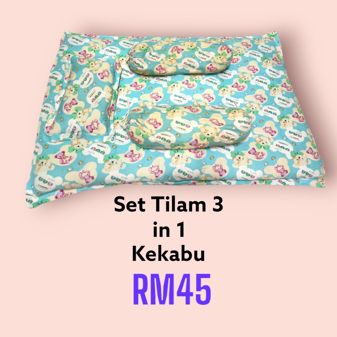 Set Tilam 3 in 1 ( Kekabu), Babies & Kids, Baby Nursery & Kids ...