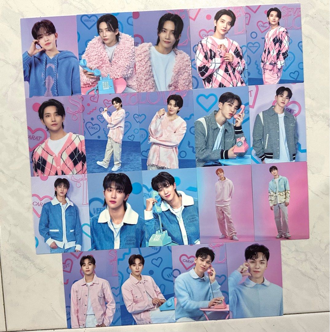SEVENTEEN LOVE TRADING CARDS, Hobbies & Toys, Memorabilia ...