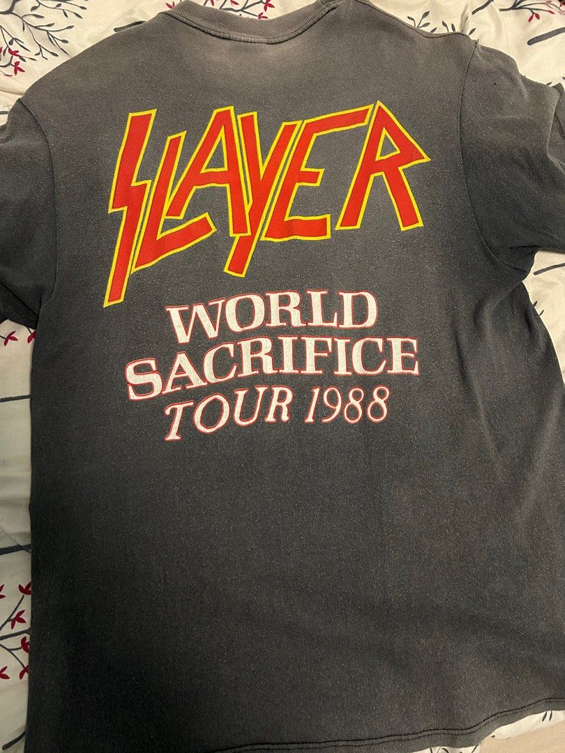Slayer 1988 world tour on Carousell