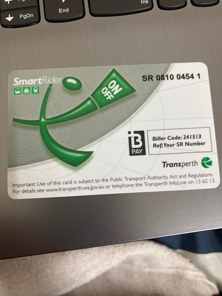 SmartRider Perth public transport cards x2, Everything Else on Carousell