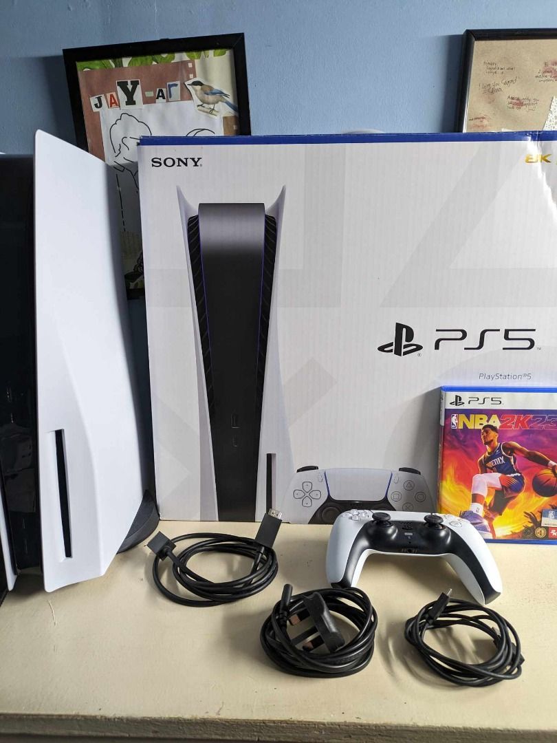 Sony Playstation 5 / PS5 Disc Edition CFI-1218A with NBA 2k23, Video ...