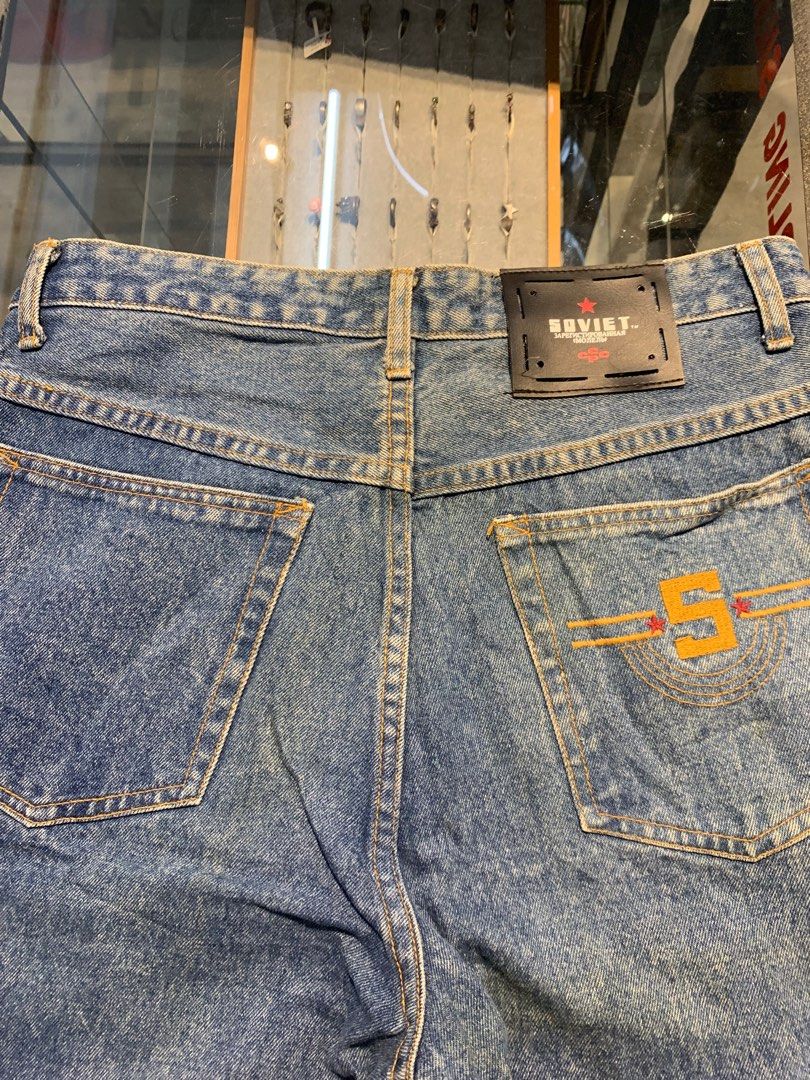 Soviet Denim Jeans, Men's Fashion, Bottoms, Jeans on Carousell