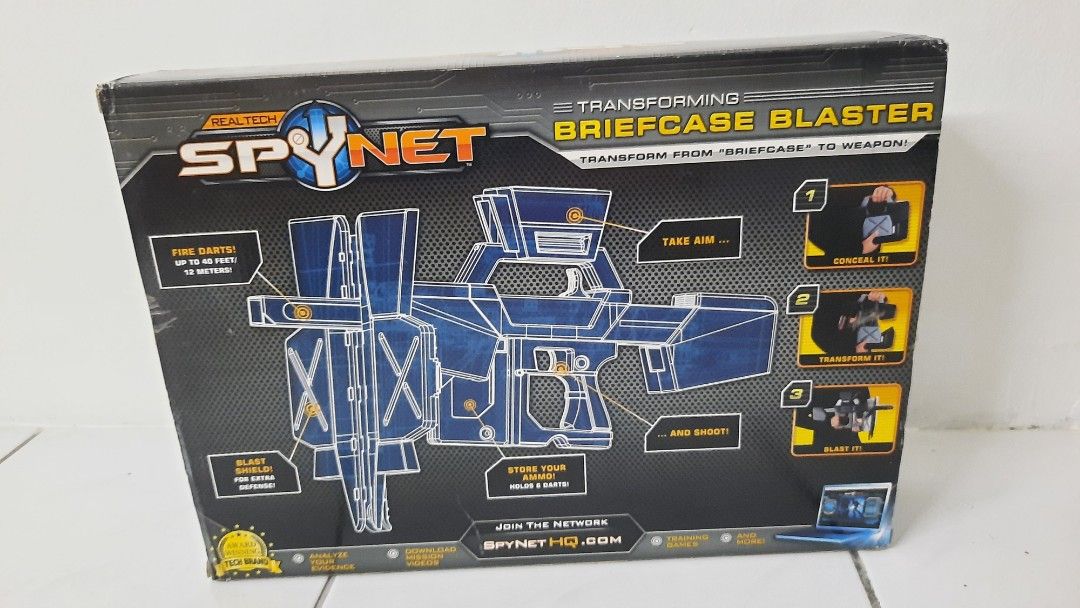 Spynet Briefcase Blaster, Hobbies & Toys, Toys & Games on Carousell