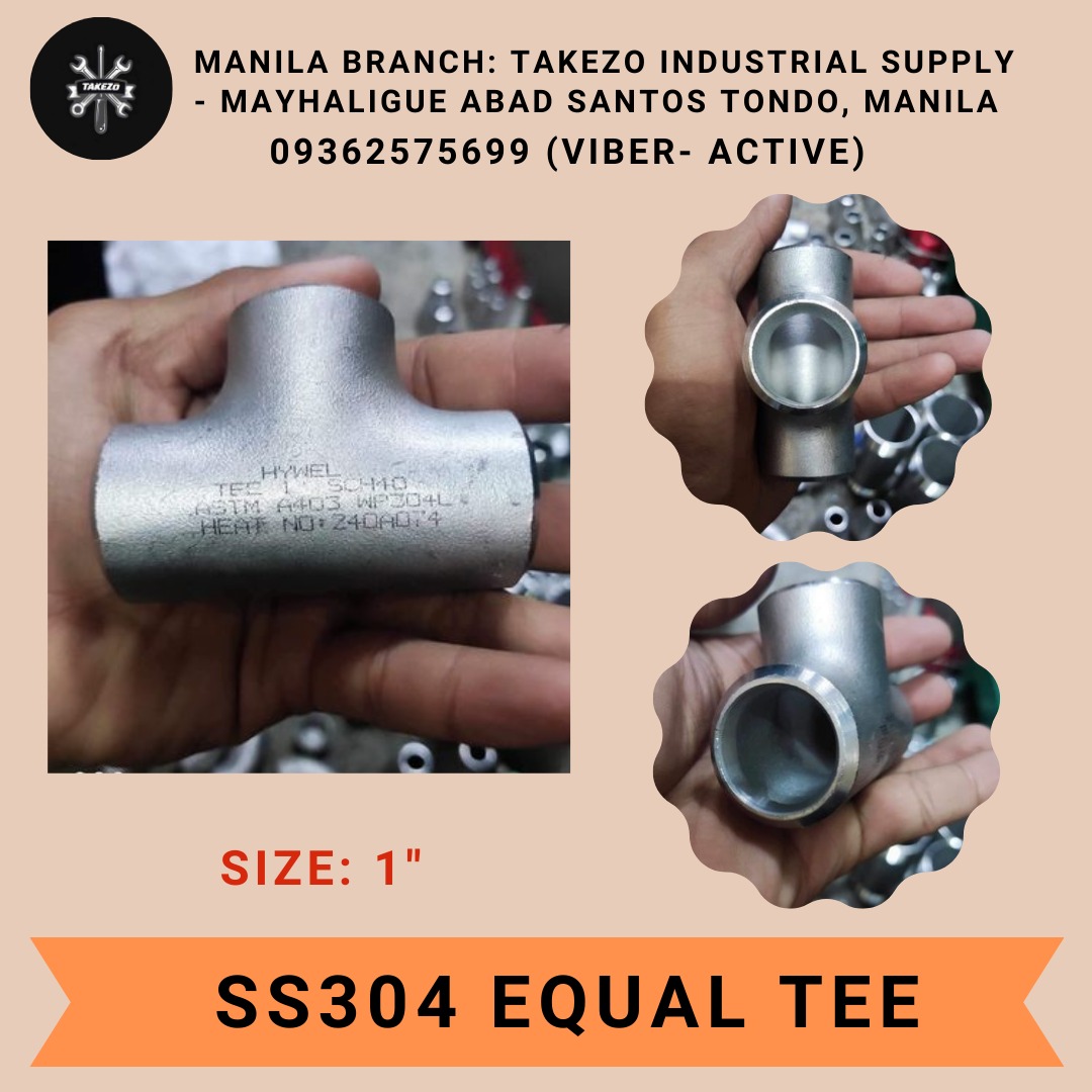 SS304 EQUAL TEE on Carousell