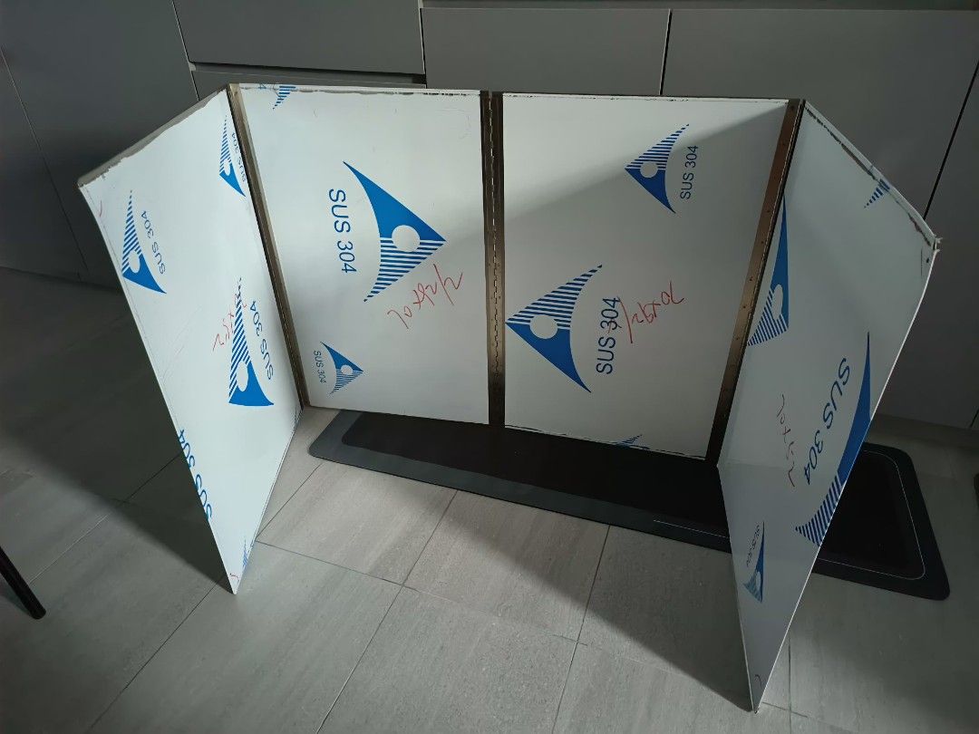 Stainless Steel Oil-proof Oil Divider Baffle Barrier, Furniture & Home ...