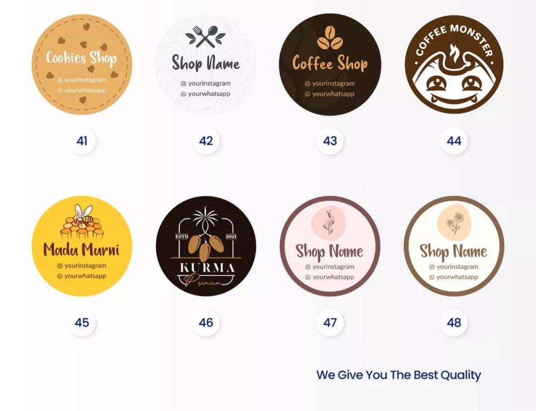 Standing Pouch Labels / Food Pouch Sticker Labels / Food Packaging ...