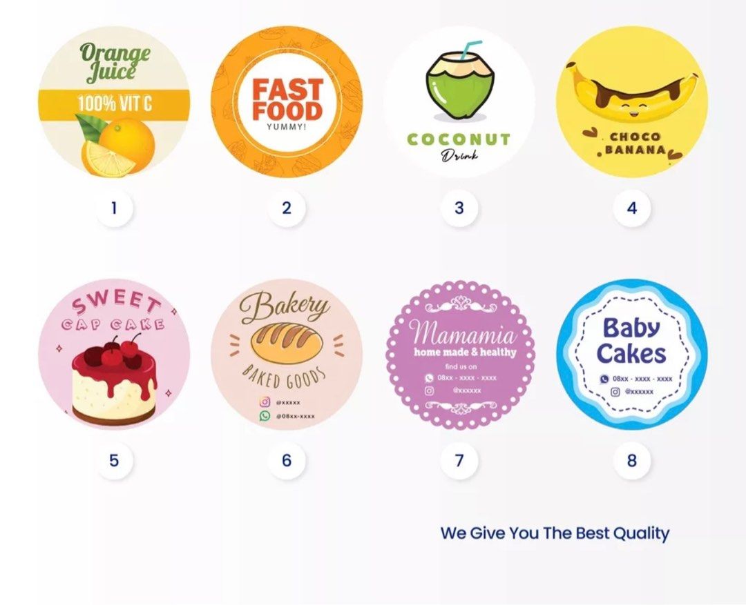 Standing Pouch Labels / Food Pouch Sticker Labels / Food Packaging ...