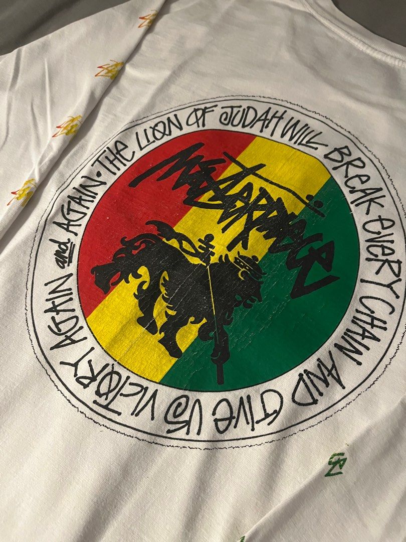 STUSSY X MASTERPIECE RASTA, Men's Fashion, Tops & Sets, Tshirts & Polo ...